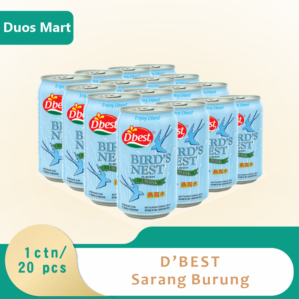 Jual D'best Minuman Kaleng Sarang Burung Walet 320 ml (1 Karton ...
