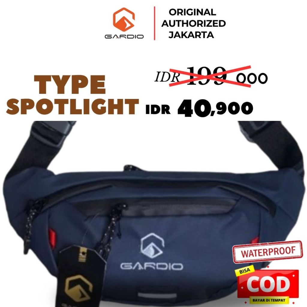 Jual Gardio SPOTLIGHT Waistbag , Tas Pinggang , Tas Selempang Unisex ...