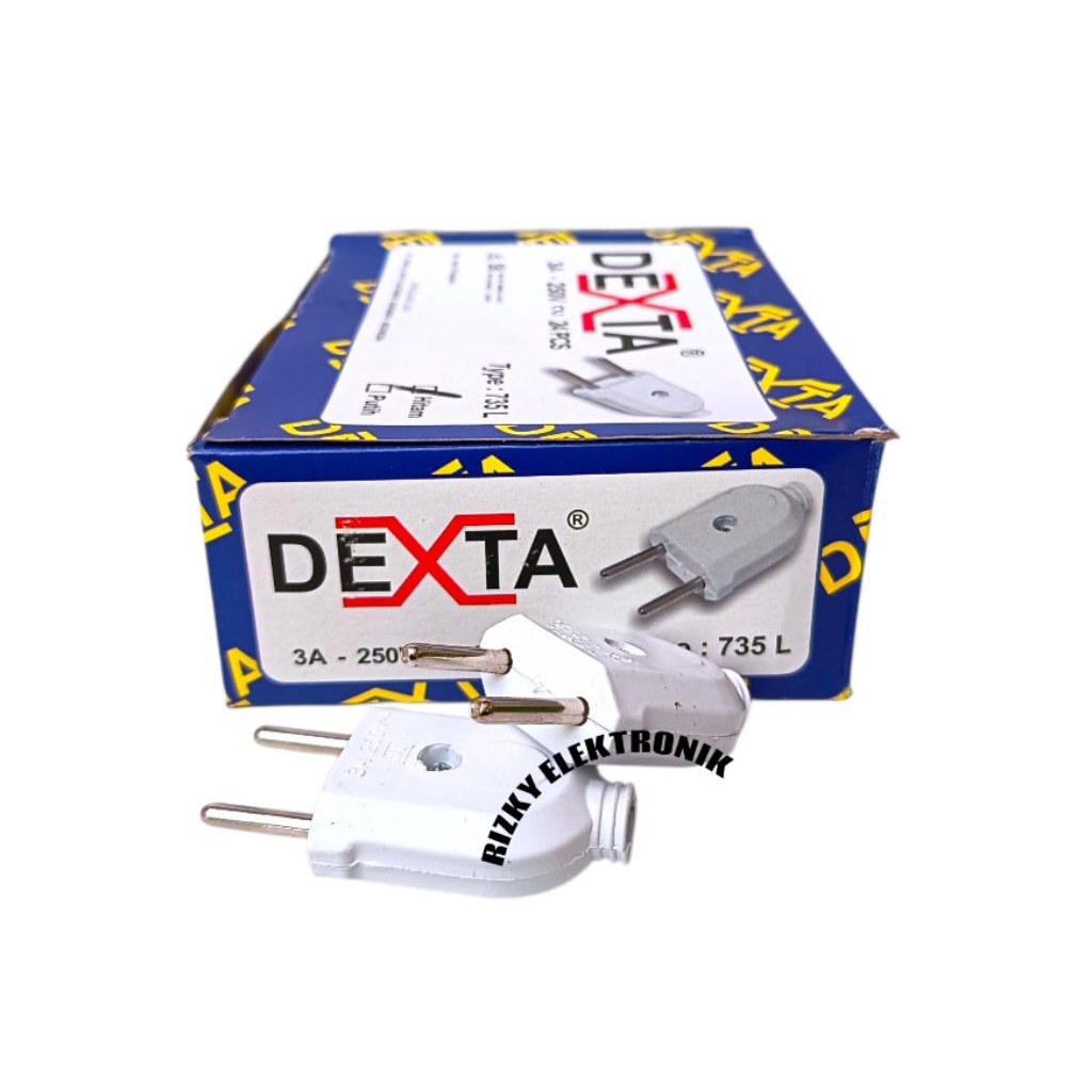 Jual Steker Colokan Listrik 1 Phase Fase DEXTA DX-735L | Shopee Indonesia