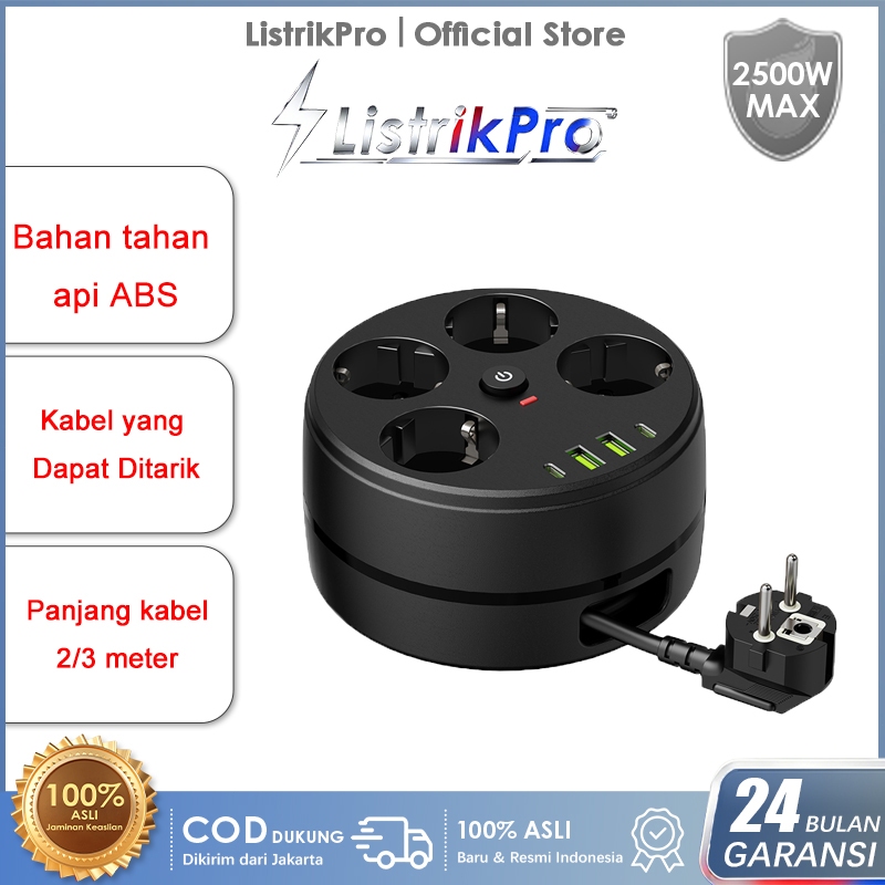 Jual [Garansi dua tahun] ListrikPro Powerport 2500W Soket standar Eropa ...