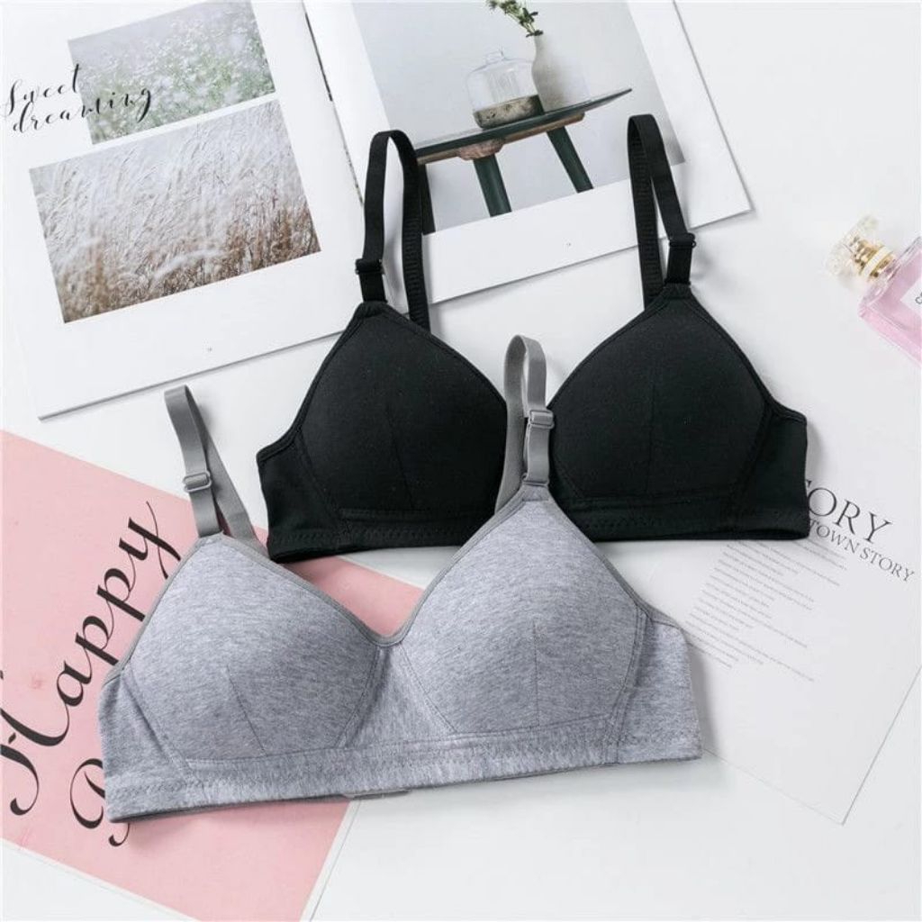 Jual Seamless Bra Wanita Tanpa Kawat Push Up /3/ Pcs /QTTY/Busa Kait ...