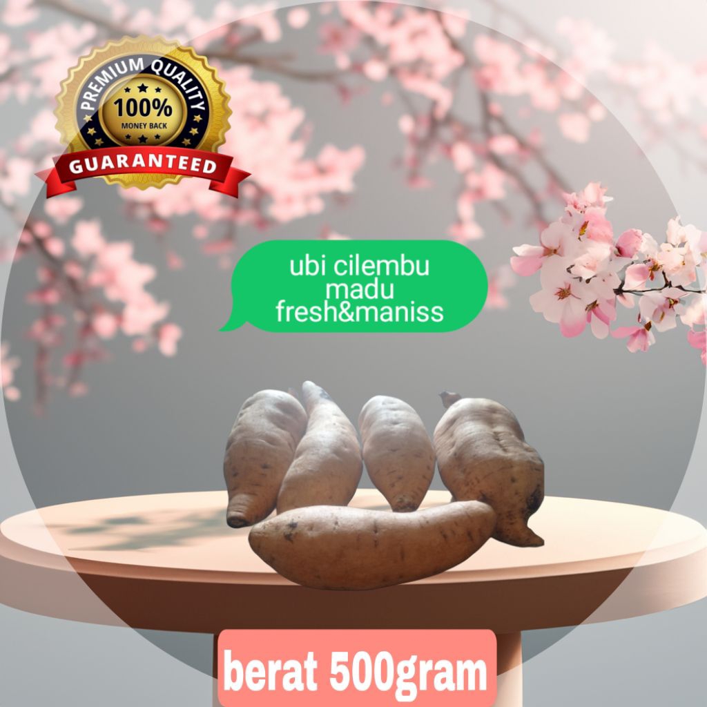 Jual ubi cilembu madu spek ab premium fresh&maniss sekilo isi 3-5 ...