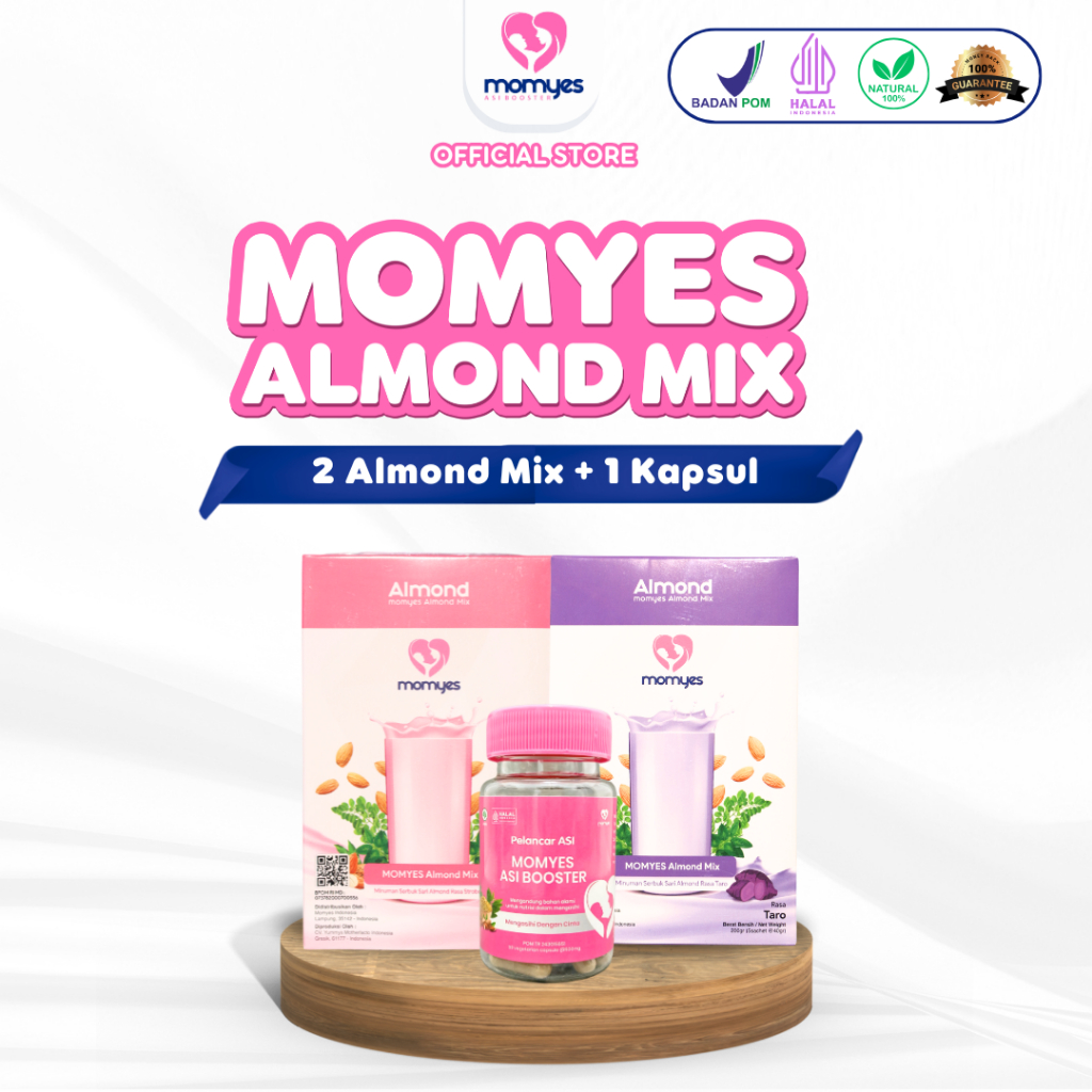 Jual Momyes Almond Mix - Bundling 2 Almond Mix + 1 Kapsul | Shopee ...