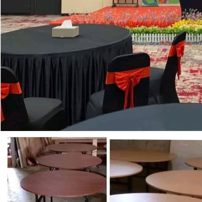 Jual Meja(HPL1) Bulat IBM Diameter 150 Lipat Otomatis Standard Hotel ...