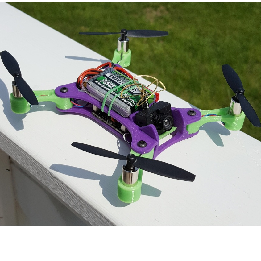 Jual Frame drone Foldable Brushed motor 8,5mm Microquad | Shopee Indonesia