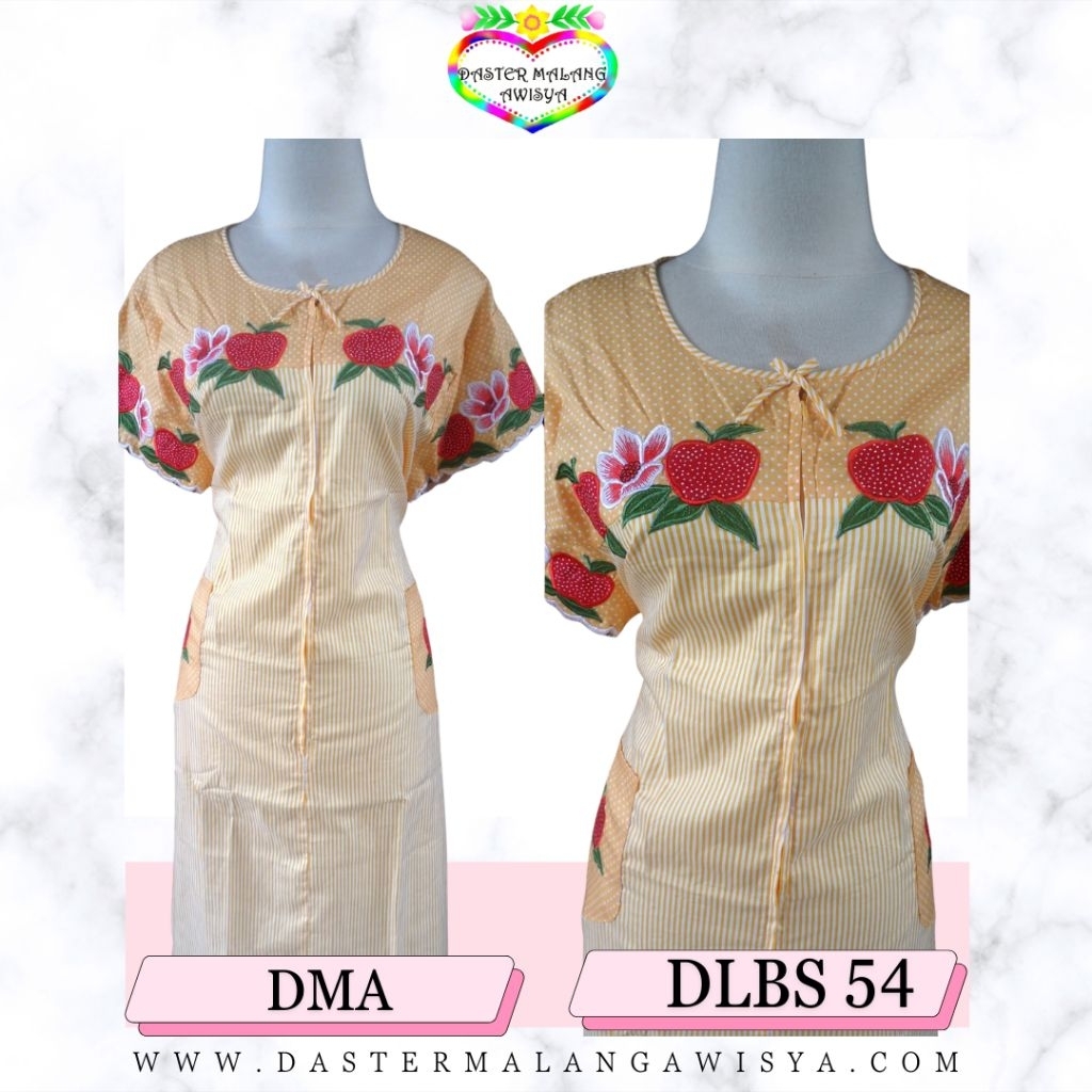 Jual DLBS 54 M Daster Bordir Malang Awisya Katun Jepang | Shopee Indonesia