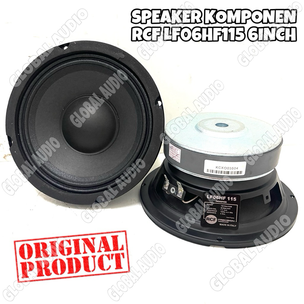 Jual Speaker Komponen RCF LF06HF115 6inch Original Speaker Componen Rcf ...