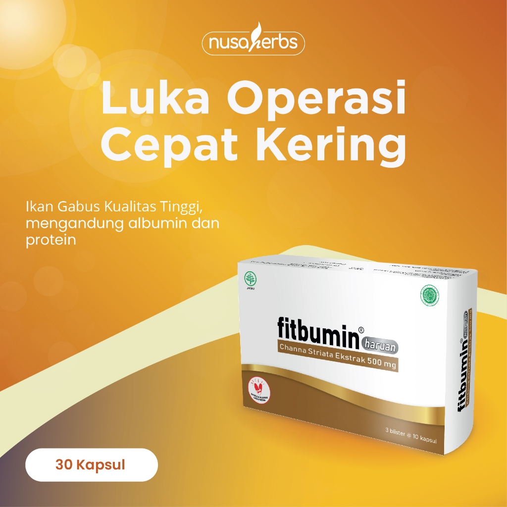 Jual Fitbumin Haruan - Kapsul Ikan Gabus Penyembuh Luka Operasi ...
