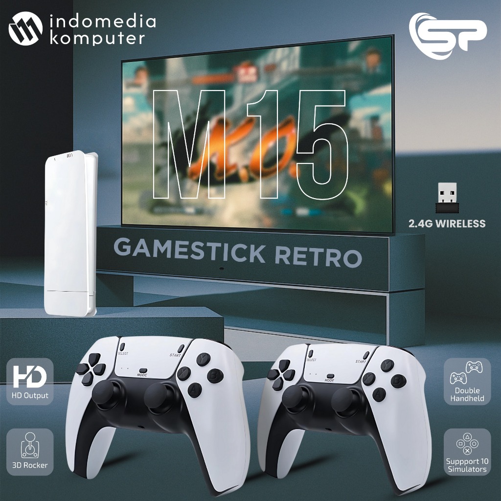 Jual Gamepad Game Stick 4G UHD Console M15 UHD Gamepad Console M15 ...