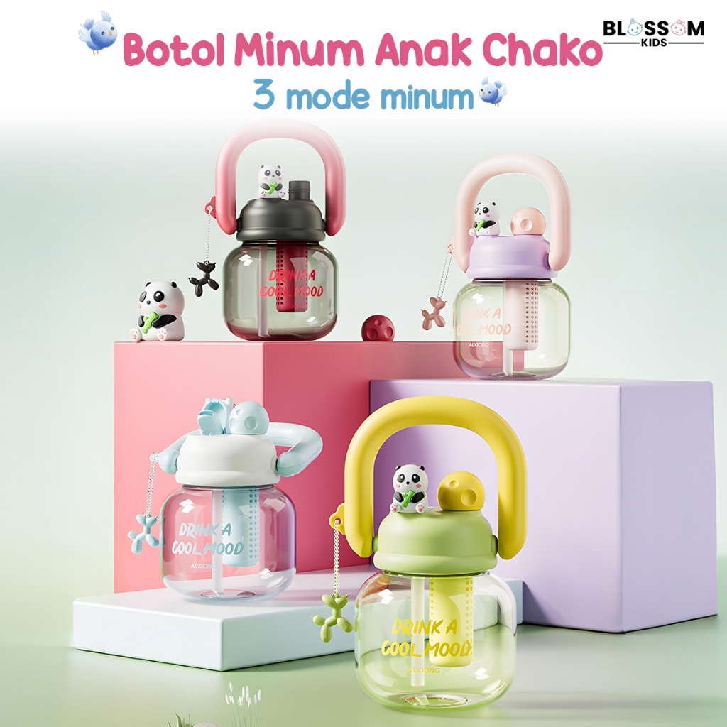 Jual Botol Minum Anak CHAKO 800ml 3in1 Botol Air Es dan Jus Praktis ...