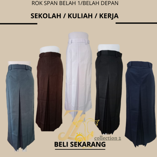 Jual Rok Sekolah SMA/SMK & SMP/MTS Span belah tengah/ belah 1 panjang ...