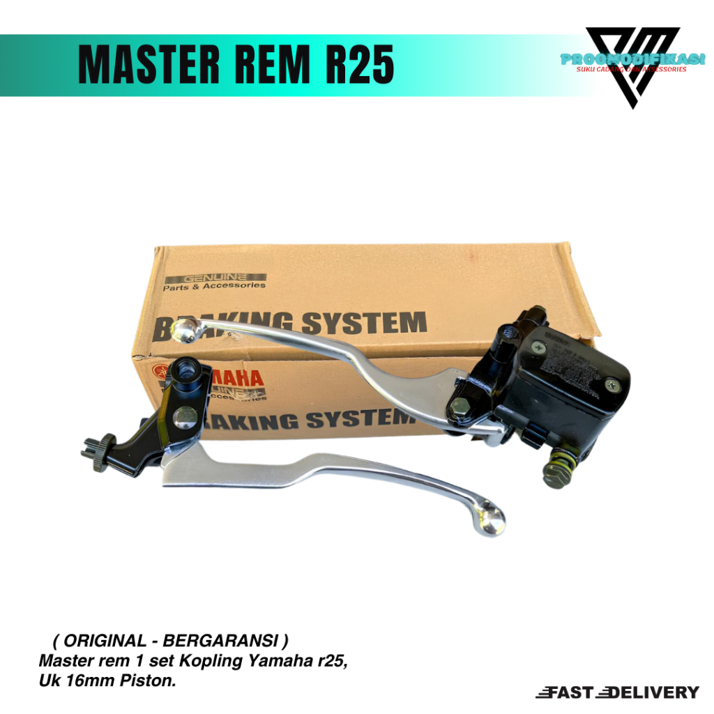 Jual (BEST SELLER) MASTER REM R25 KOPLING R25 ORI HANDLE R25 MASTER REM ...