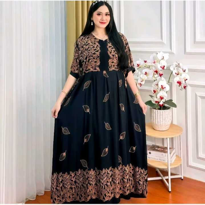 Jual Daster Rayon Kekinian Jumbo Wanita Busui Friendly | Dres Batik ...