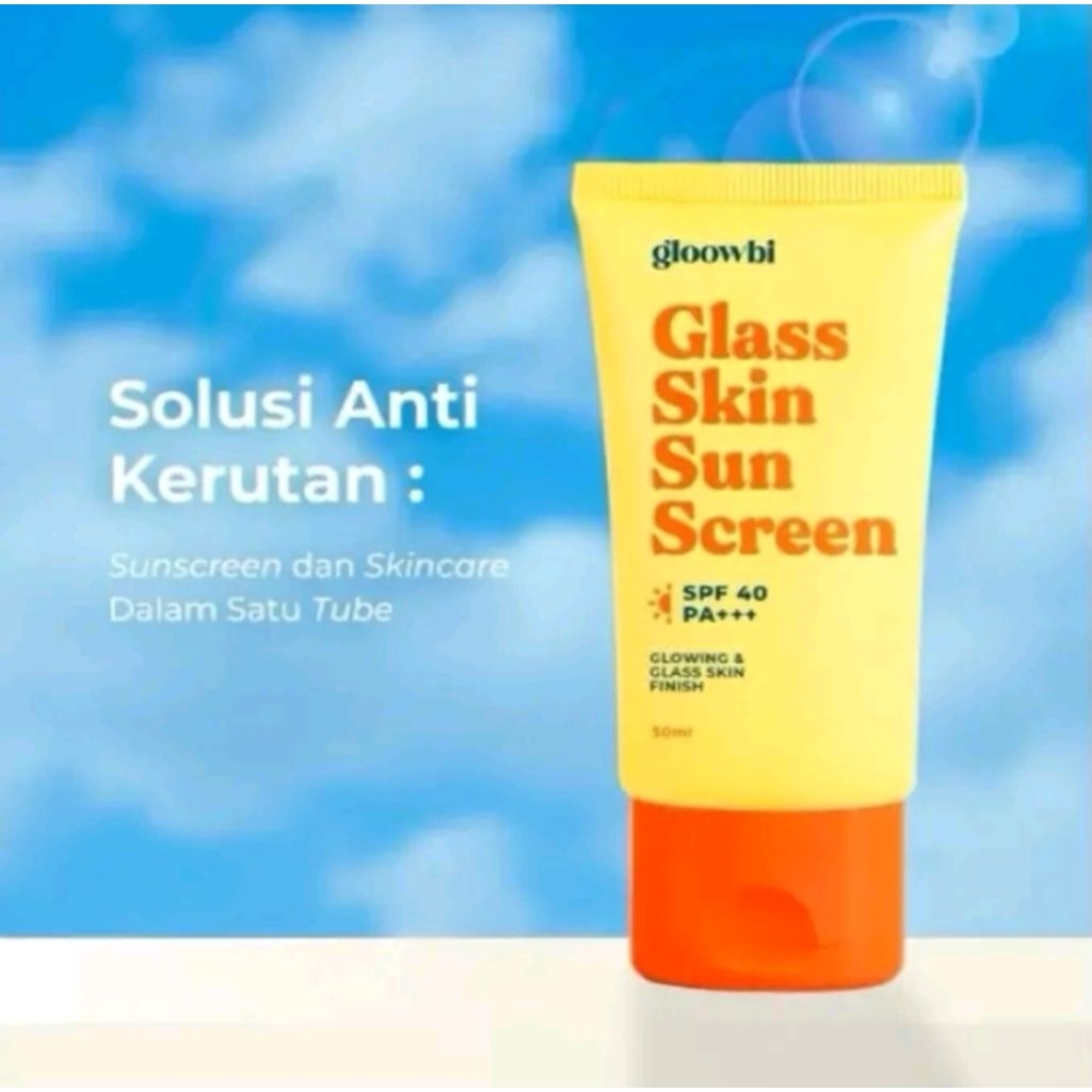 Jual Gloow&Bee Glass Skin Sunscreen SPF 40 PA+++ 50ml | Shopee Indonesia