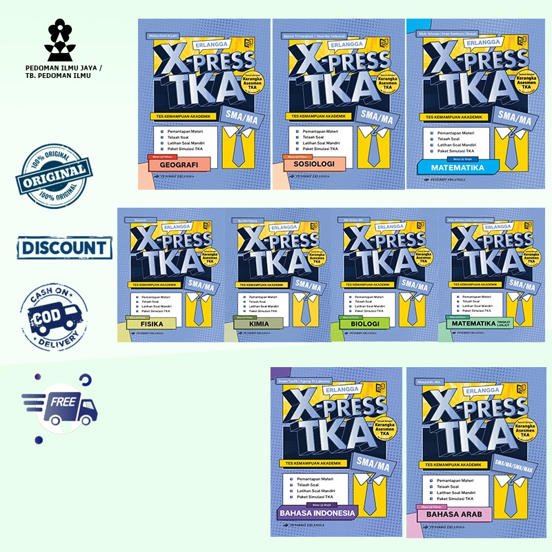 Jual Erlangga XPress TKA SMA / MA Tes Kemampuan Akademik | Shopee Indonesia