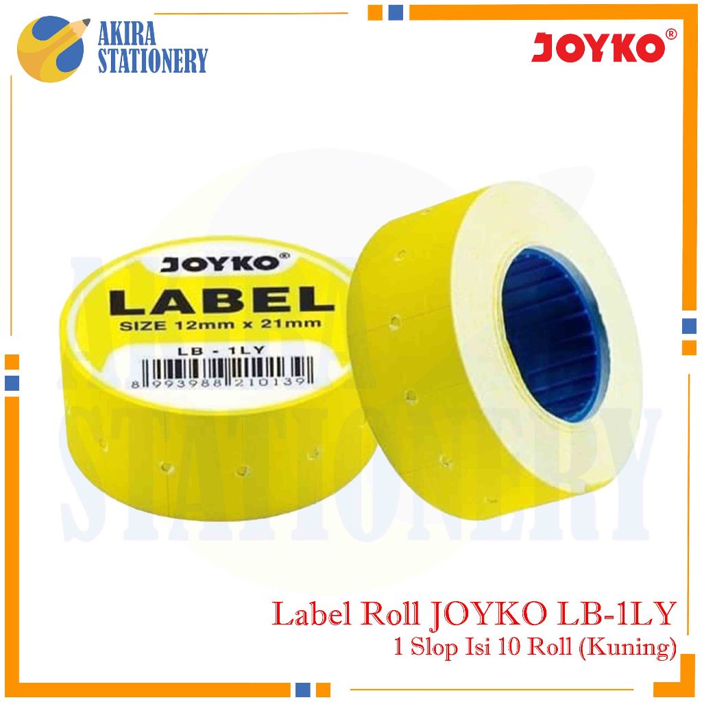 Jual Kertas Label Harga JOYKO LB 1 LY ( Kuning ) / Label Rol 1 Baris ...
