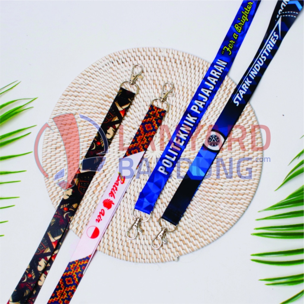 Jual Cetak Tali Lanyard 1,5cm FULL COLOR BAHAN PREMIUM FINISHING JAHIT ...