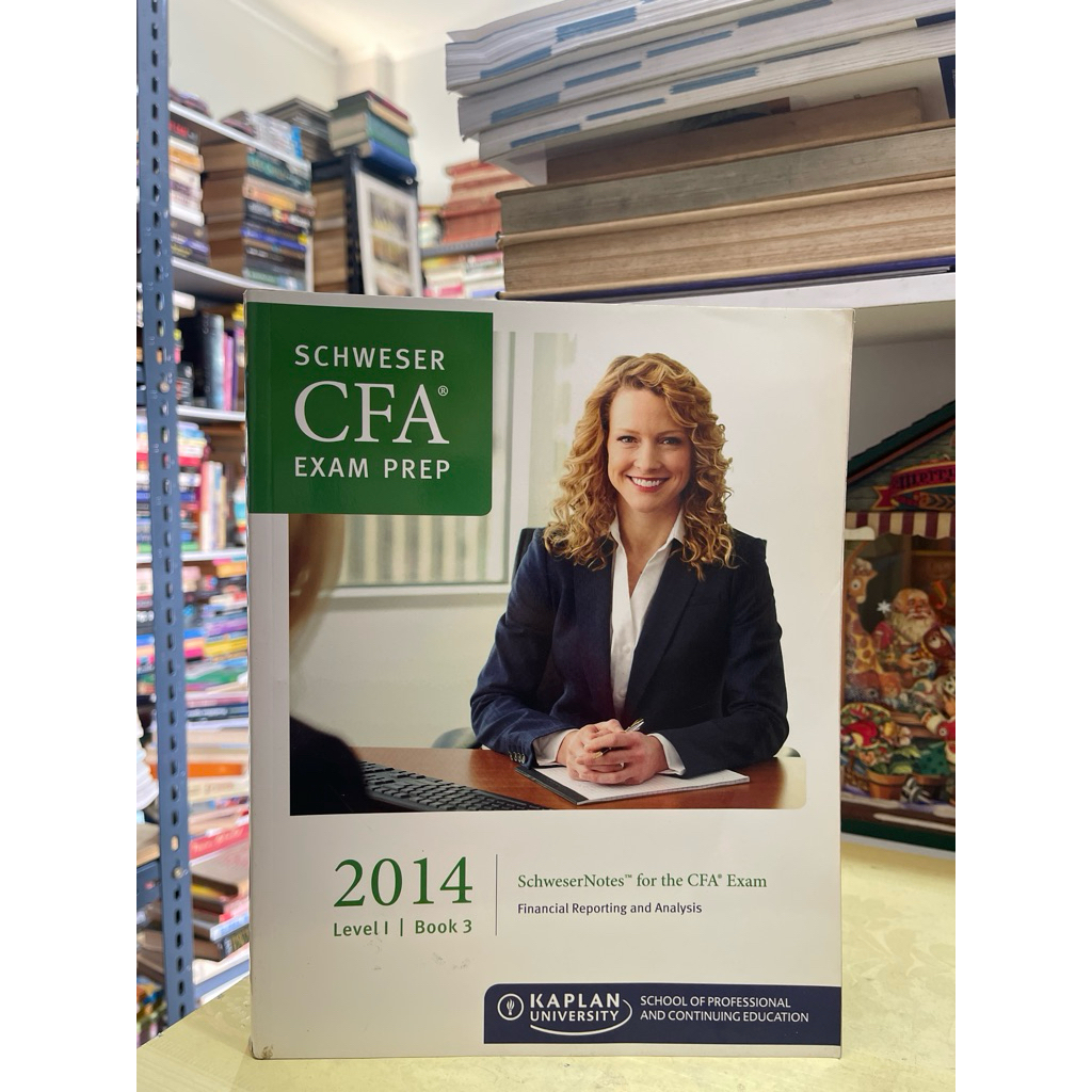 Jual BUKU SCHWESER CFA EXAM PREP 2014 LEVEL 1 BOOK 3 FINANCIAL ...