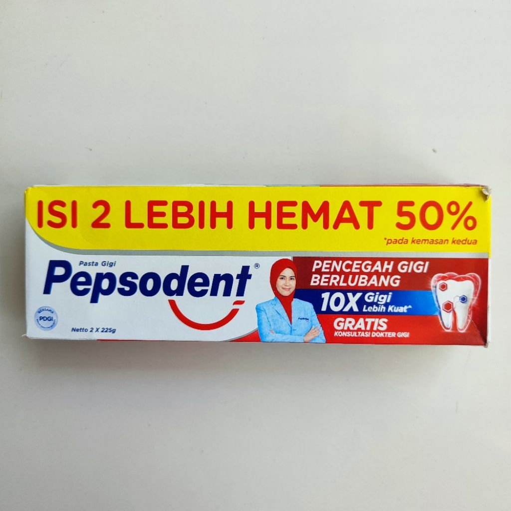 Jual Pepsodent Merah Putih Pencegah Gigi Berlubang Pasta Gigi Odol ...