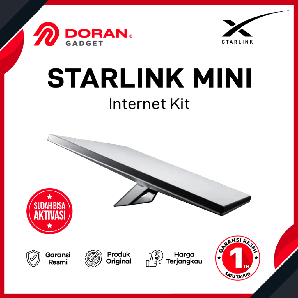 Jual STARLINK SpaceX Standard Mini Kit - Garansi Resmi | Shopee Indonesia
