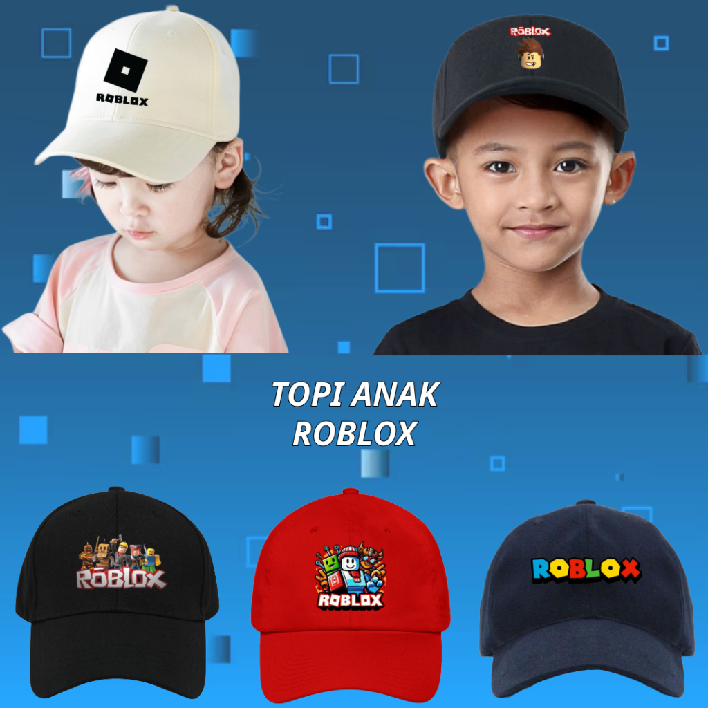 Jual TOPI ANAK VIRAL GAME ROBLOX TRENDING LOGO KARAKTER LUCU BAHAN ...