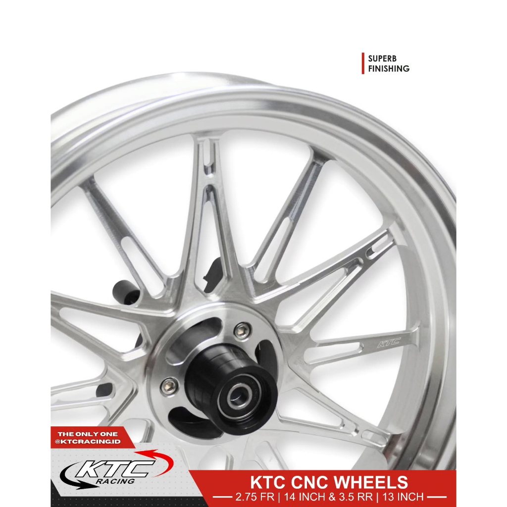 Jual Velg KTC CHRONOS PCX 275x14 & 350x13 PCX 150/160 CBS ABS 275 & 350 ...