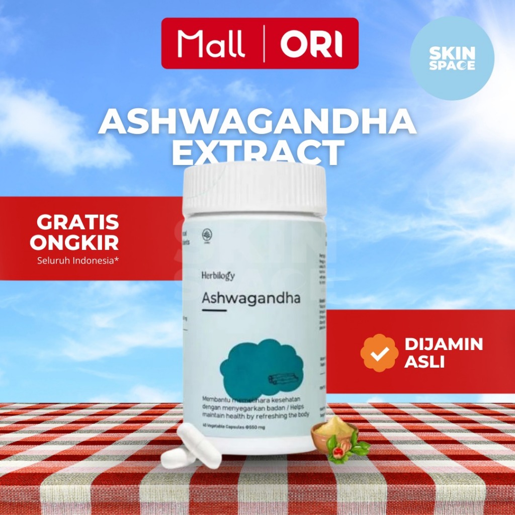 Jual Herbilogy Ashwagandha 45 Kapsul aswaganda | Shopee Indonesia