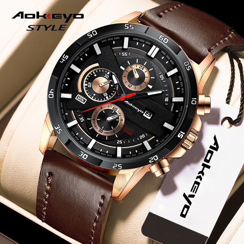 Jual AOKEYO 216 Jam Tangan Pria Luxury Anti Air Original Jam Tangan ...