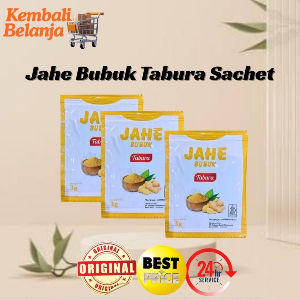 Jual Jahe Bubuk Tabura 1 Sachet /Jahe Bubuk Tabura/ Bumbu Masak Praktis ...