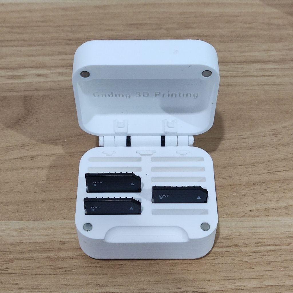 Jual [Custom] Magnetic SD Card Case , box tempat memory SDcard ...