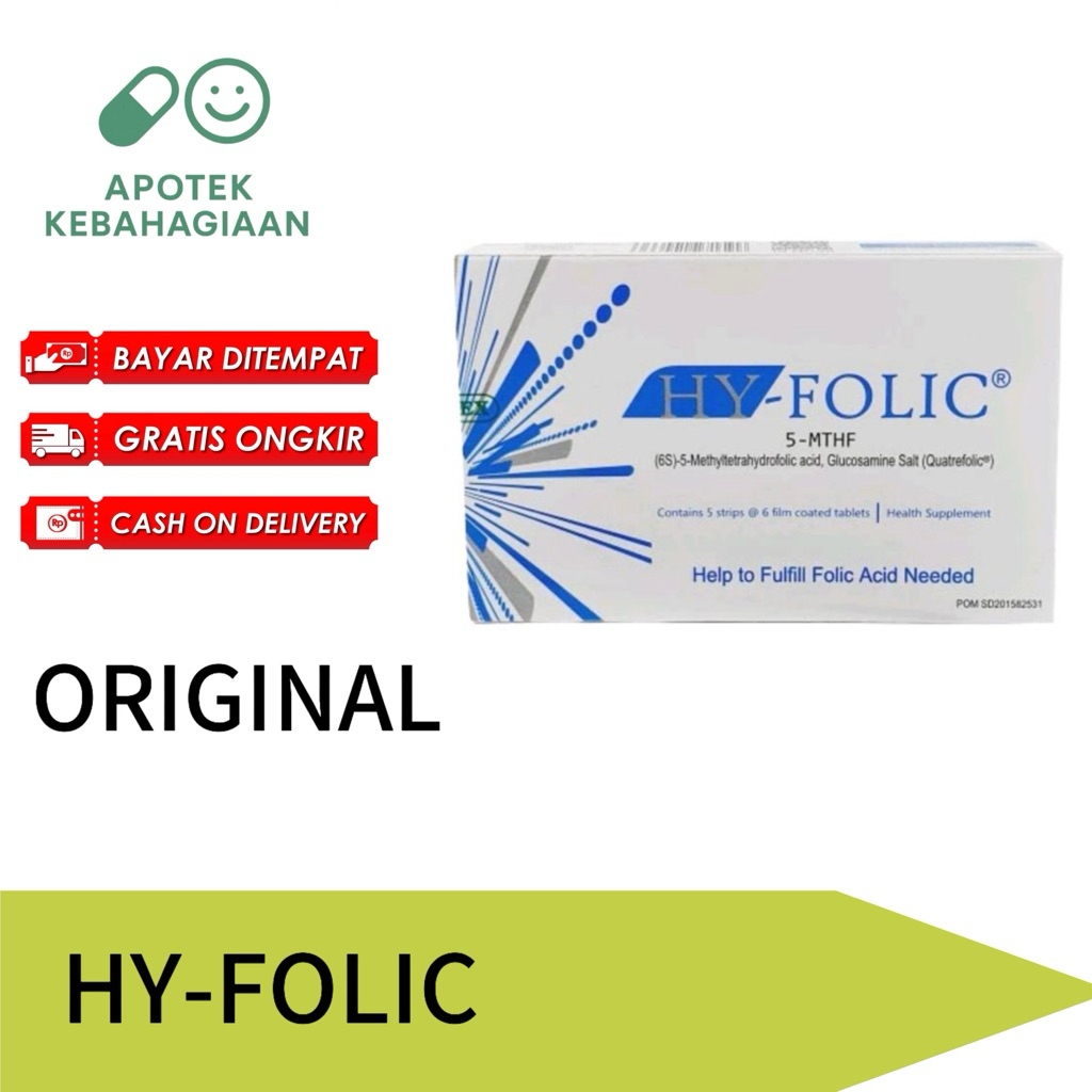 Jual Hy-Folic Box Isi 30 Tablet Vitamin Suplemen | Shopee Indonesia