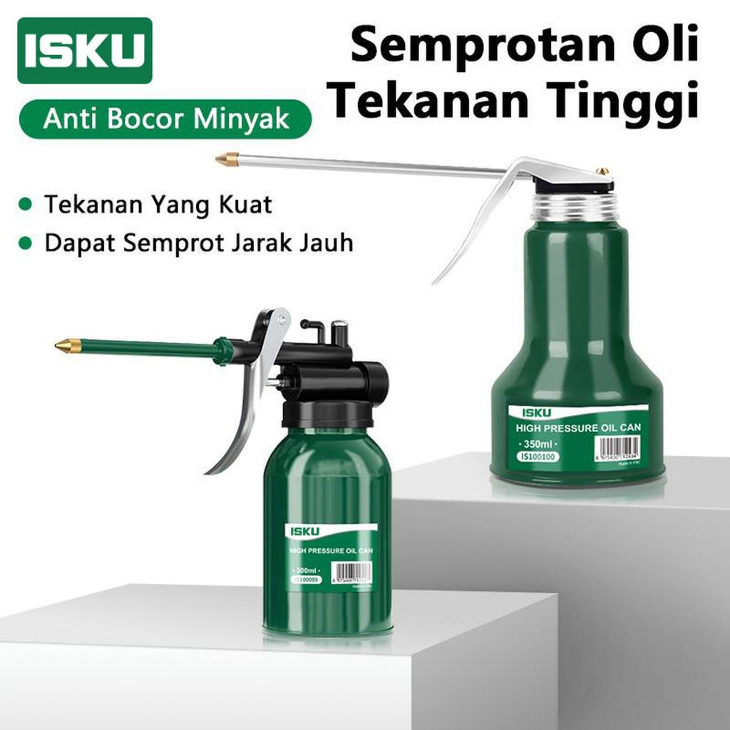 Jual ISKU oli can botol pompa oli ukuran 300ml/350ml oil gun high ...