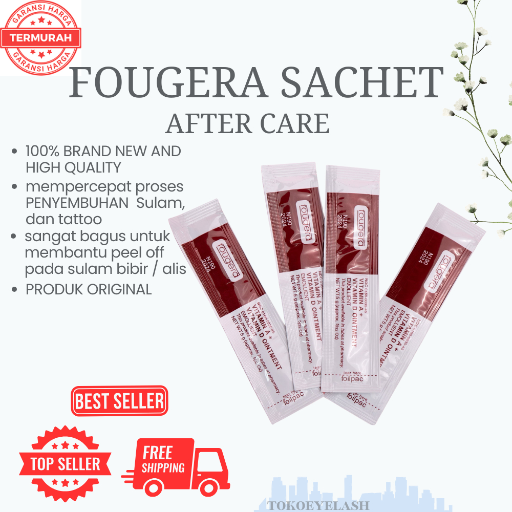 Jual 50PCS/100PCS FOUGERA SACHET/VITAMIN AFTERCARE/ VITAMIN SULAM ALIS ...