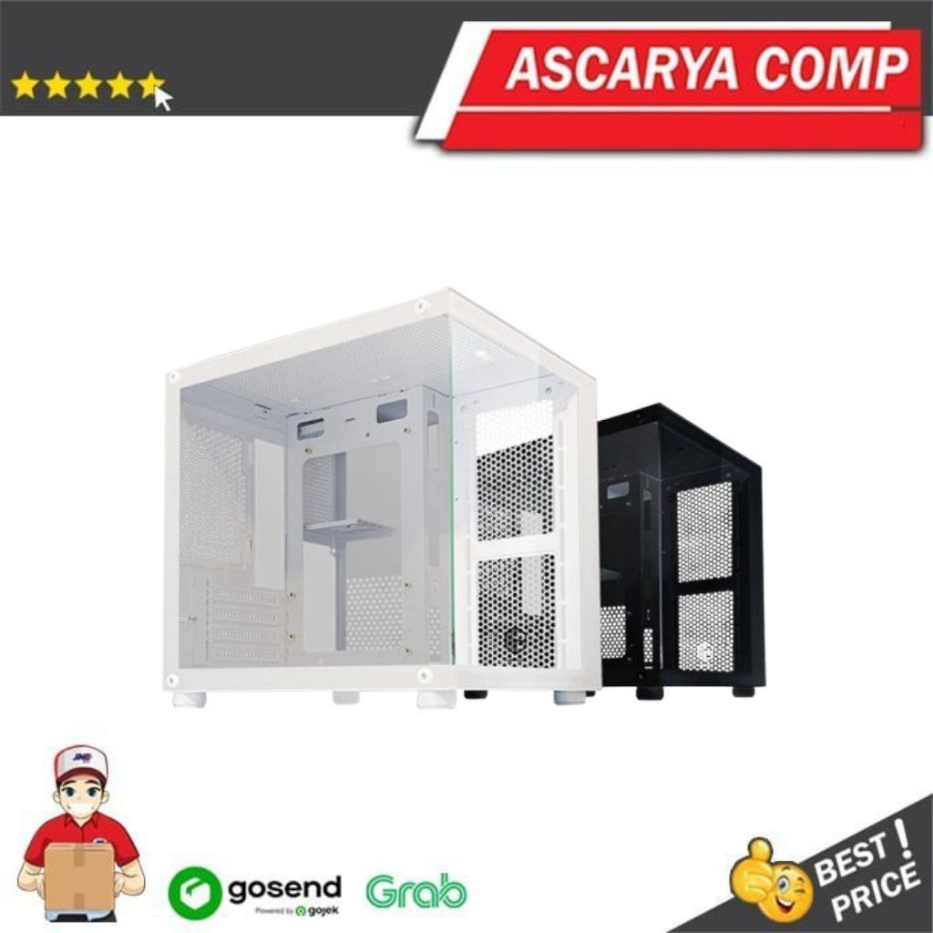 Jual Casing CUBE GAMING SHAFEL Lite S WHITE - mATX Gaming Case - All ...