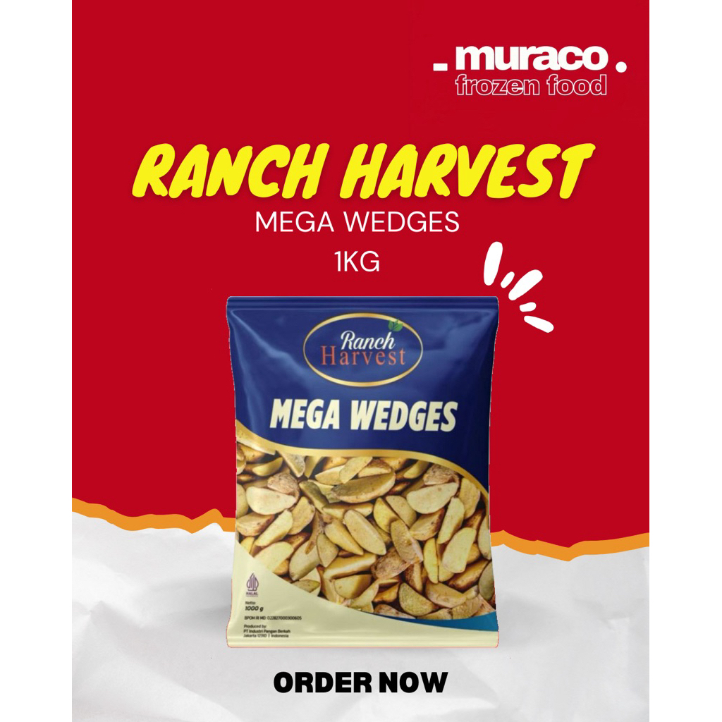 Jual Ranch Harvest Mega Wedges 1kg | Shopee Indonesia