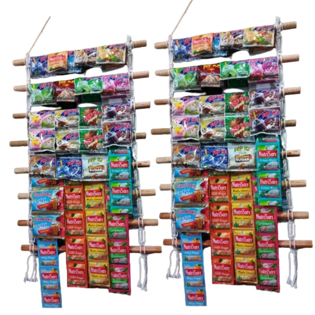 Jual Rak Rencengan Jajanan Warung Rak Gantungan Kopi Sachet Rak Minuman ...