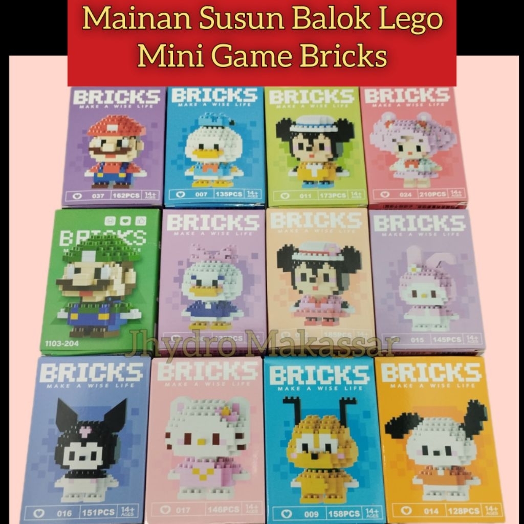 Jual Mainan Bricks Balok Susun Lego Puzzle Board Block Games With ...