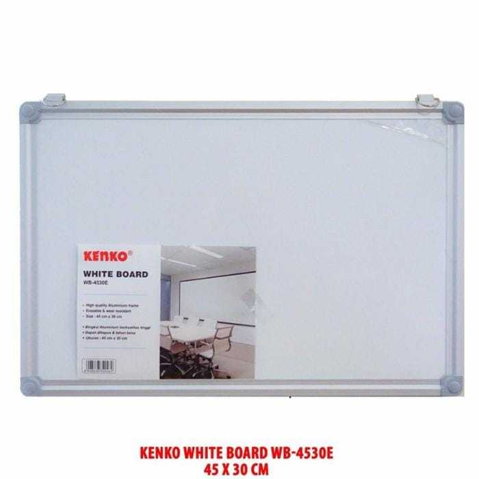 Jual PAPAN TULIS MAGNETIK 45 x 30 cm KENKO MAGNETIC WHITE BOARD WB ...