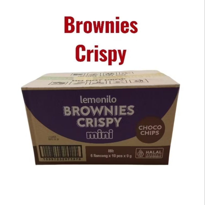 Jual Baru !!! Lemonilo - Brownies Crispy Mini Choco Chips, Kartonan ( 1 ...