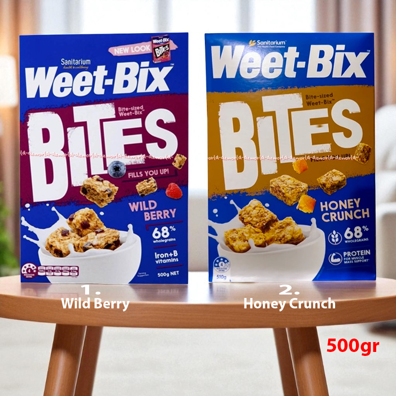 Jual Sanitarium 500gr Weet-Bix Bites Wild Berry Honey Crunch 500gram ...