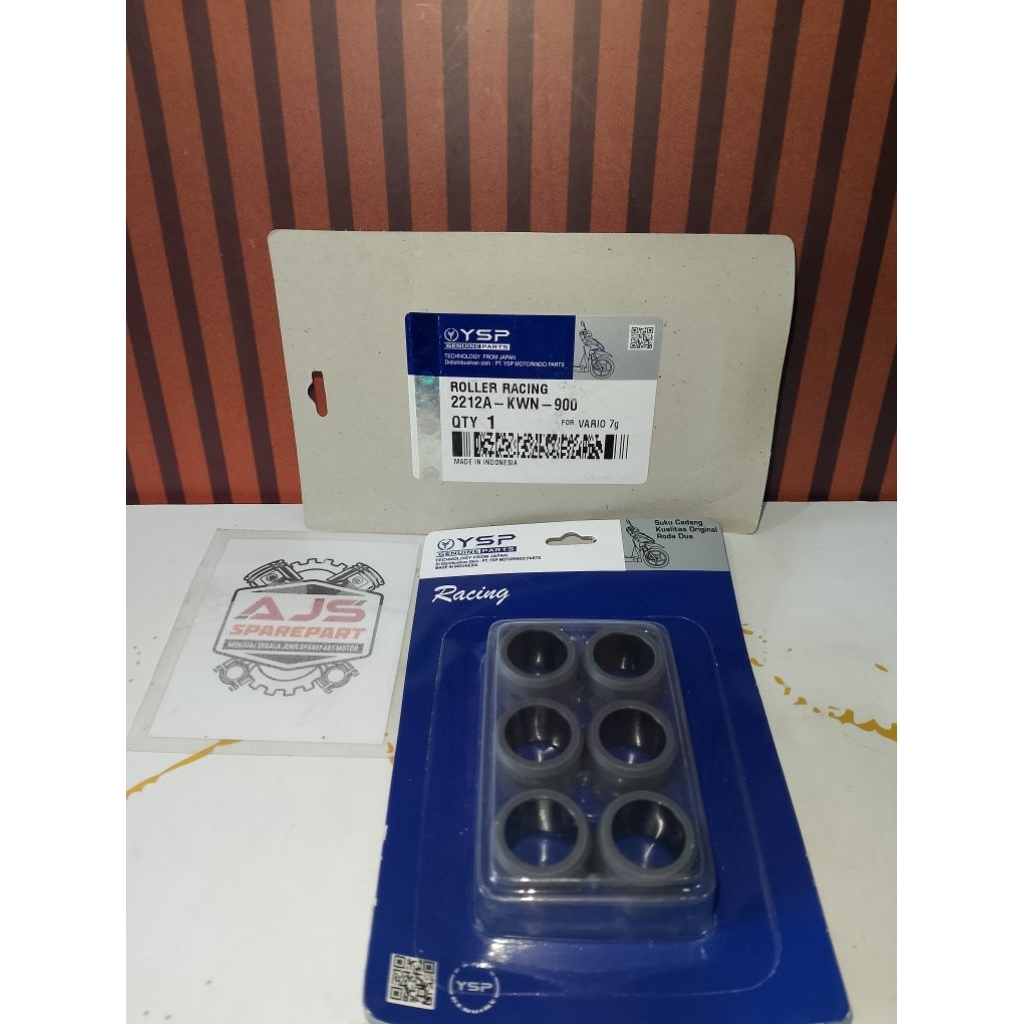 Jual ROLLER RACING KWN VARIO 7GRAM ORIGINAL YSP FCC PART | Shopee Indonesia