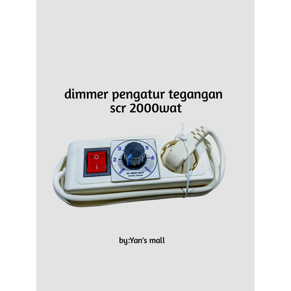 Jual Dimmer 2000 Watt AC Pengatur Kecepatan Gerinda Bor Listrik ...