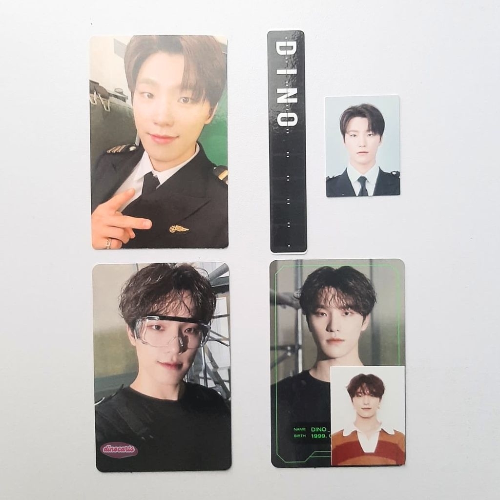 Jual PHOTOCARD SEVENTEEN DINO CARAT FANCLUB 5TH PILOT 7TH GAME BOI SET ...