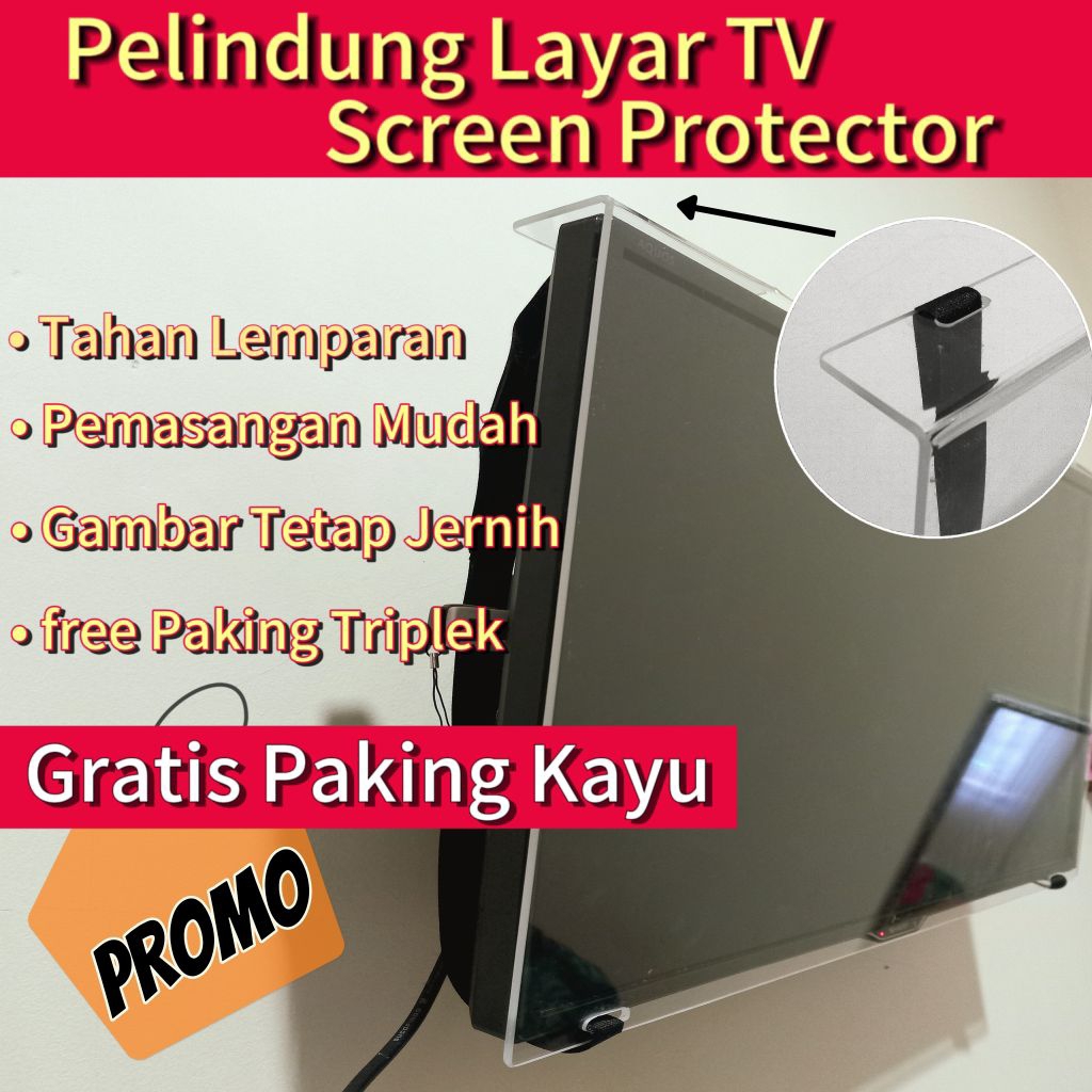 Jual Pelindung Layar TV 17 inch sampai 60 inch | Screen Protector ...