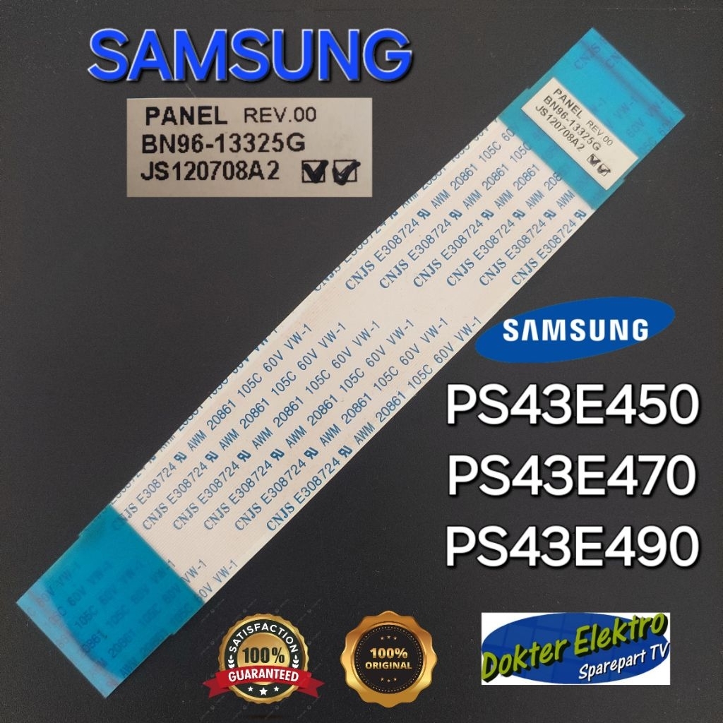 Jual KABEL LVDS SAMSUNG PS43E450 PS43E470 PS43E490 BN96-13325G ORIGINAL ...
