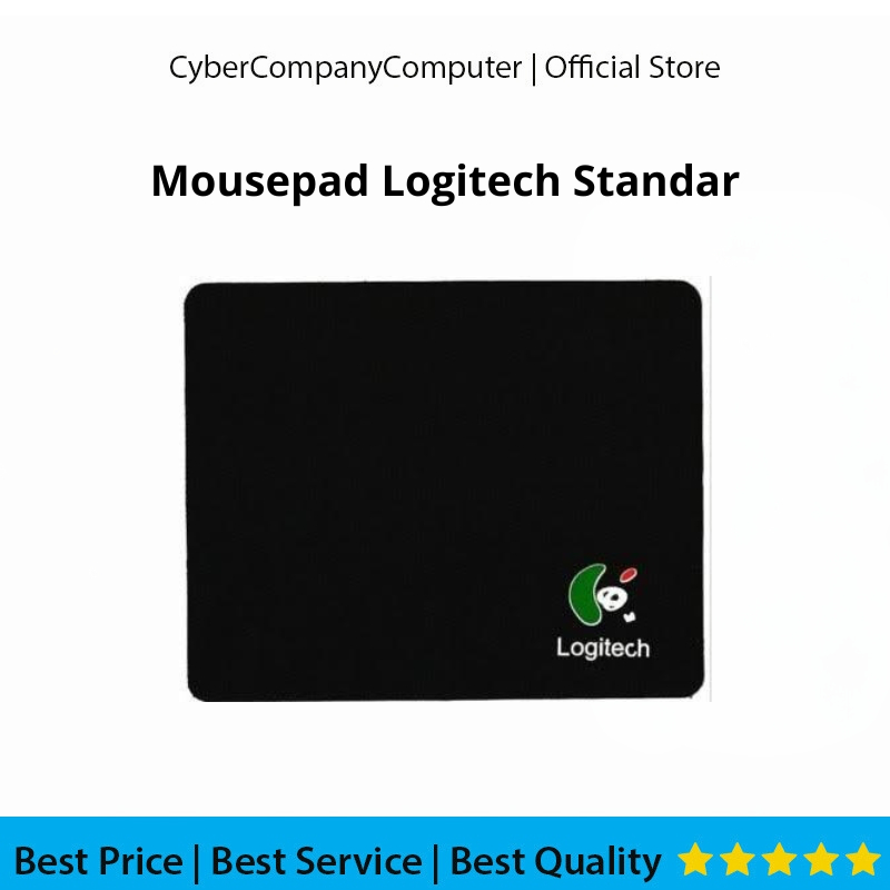 Jual Mousepad Centro Logo Logitech 22 X 18 CM (BLACK) - Tatakan Mouse ...