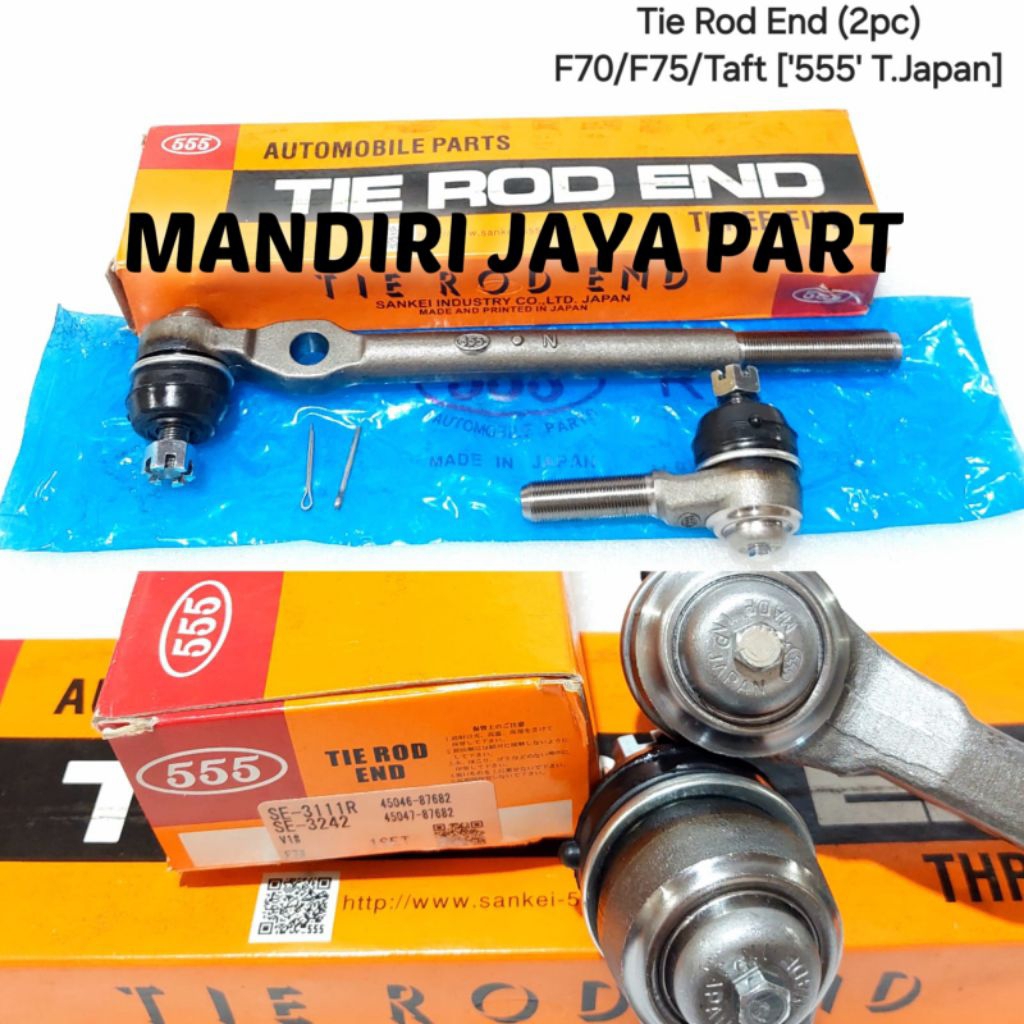 Jual TIEROD TIROD TEROD TIE ROD END PANJANG PENDEK 555 JAPAN TAFT GT ...