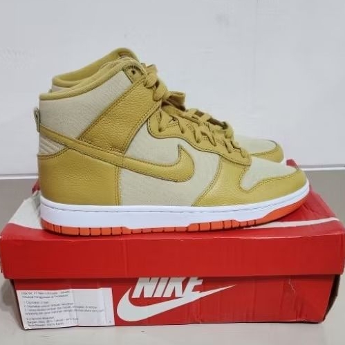 Jual SEPATU NIKE DUNK HIGH RETRO PRM TEAM GOLD | Shopee Indonesia