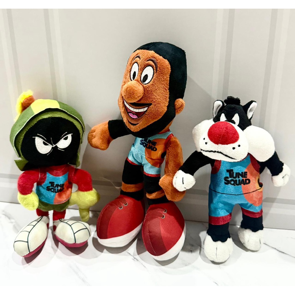 Jual RARE | Boneka Plushie Space Jam Tune Squad: Marvin, Sylvester ...