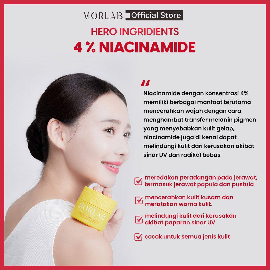 Jual NATURAL BRIGHT - MORLAB V10 TONE UP CREAM + MORLAB RED ALGAE ...